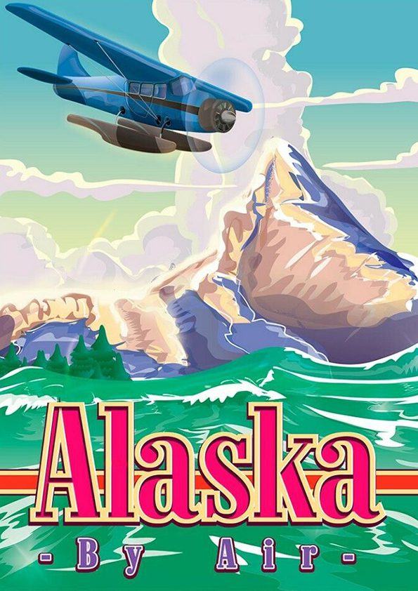 Alaska Vintage Travel Poster | Yorks Framing Alaska Vintage Travel Poster | Yorks Framing